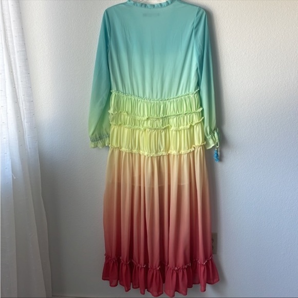 BOHO Beach Hut | Dresses | Nwt Boho Beach Hut Gorgeous Ombre Rainbow ...